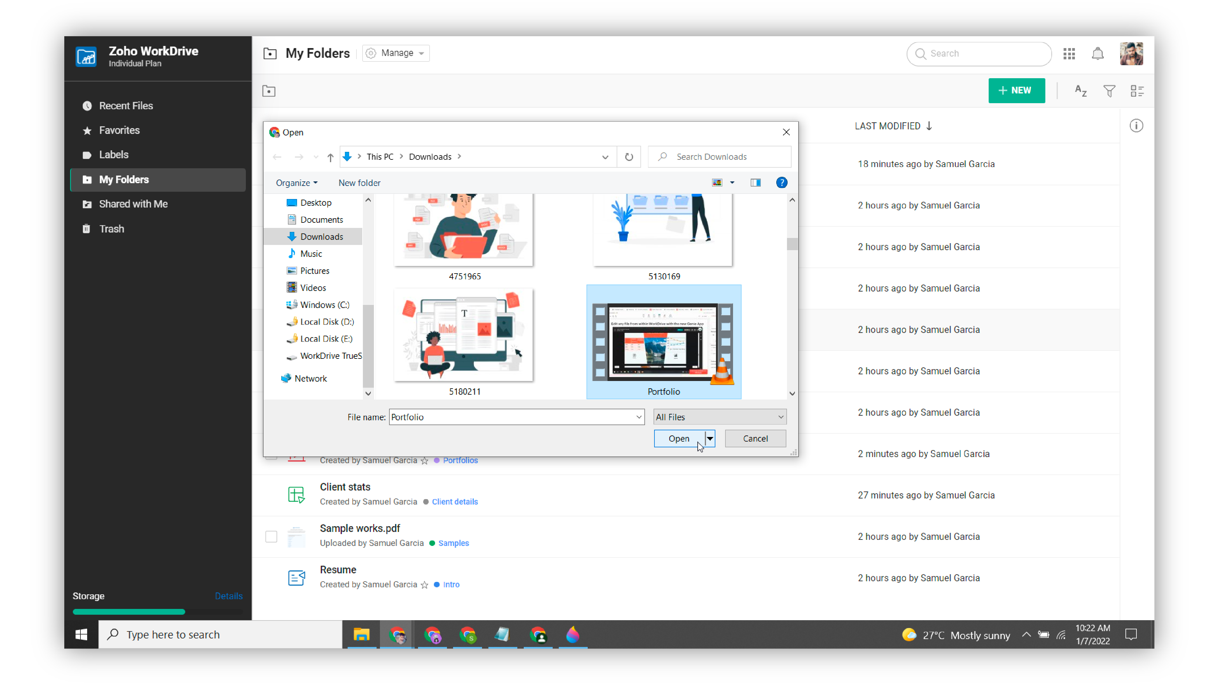 Introducing WorkDrive for individuals | Zoho WorkDrive
